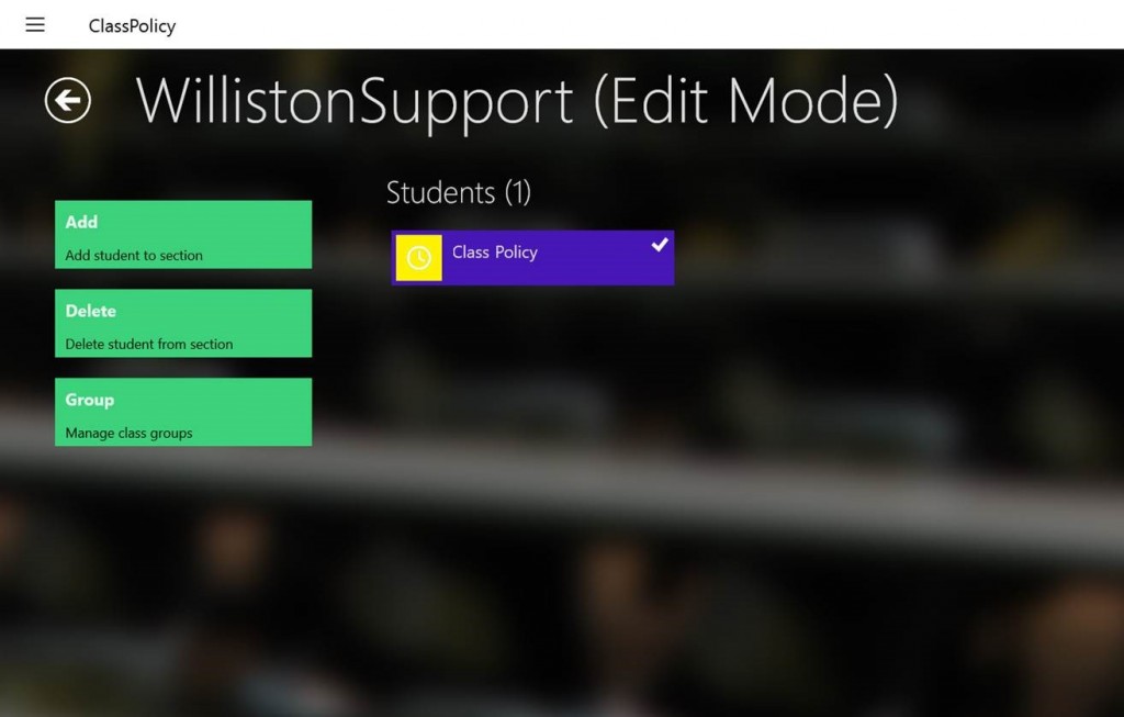Removing Students from a Class Policy Class - EdTech @ Williston