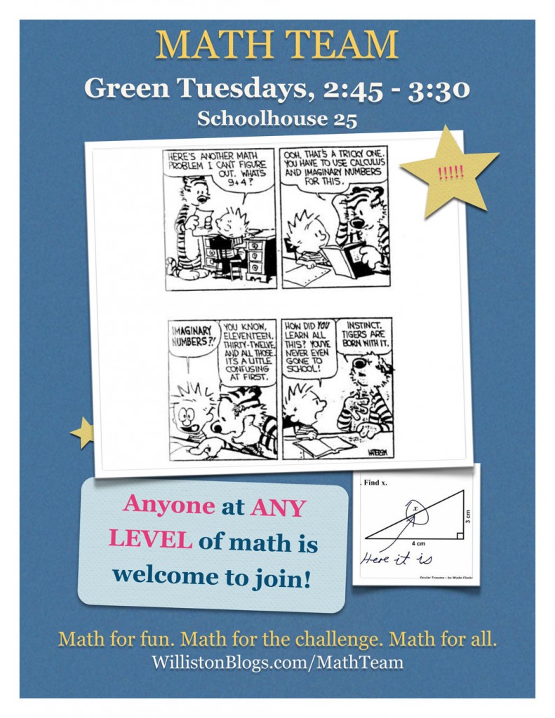 Math Team - Math @ Williston